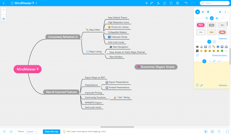 Outil collaboratif : l'outil de mind mapping MindMeister