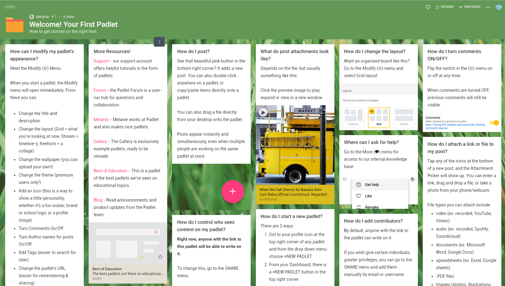 Outil collaboratif : Padlet, créez et partagez des murs virtuels