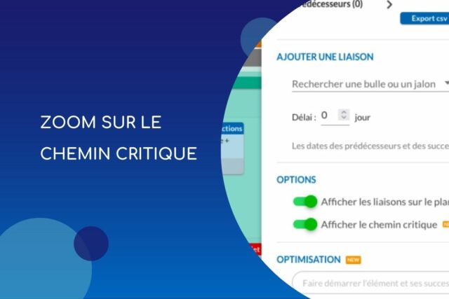 Gestion de projet Gantt : le chemin critique sur Bubble Plan